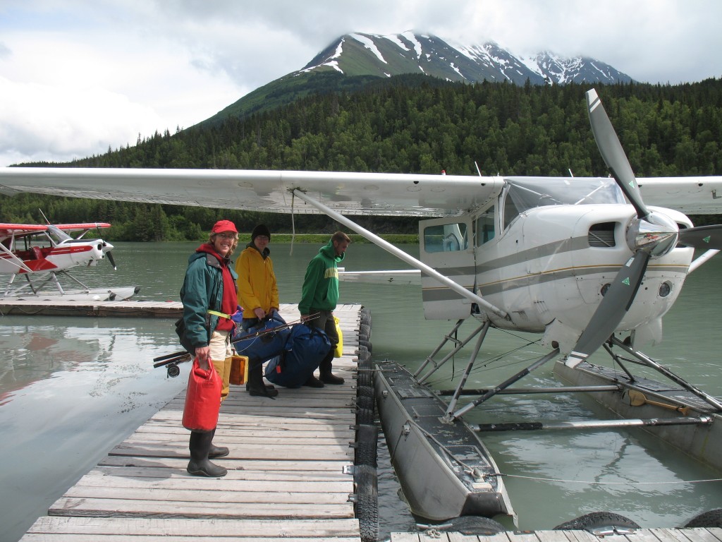 Boarding the float plane at Trail Lake | Mostly Fish